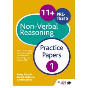 11+ Non-Verbal Reasoning Practice Papers 1 : For 11+ pre-test and ...