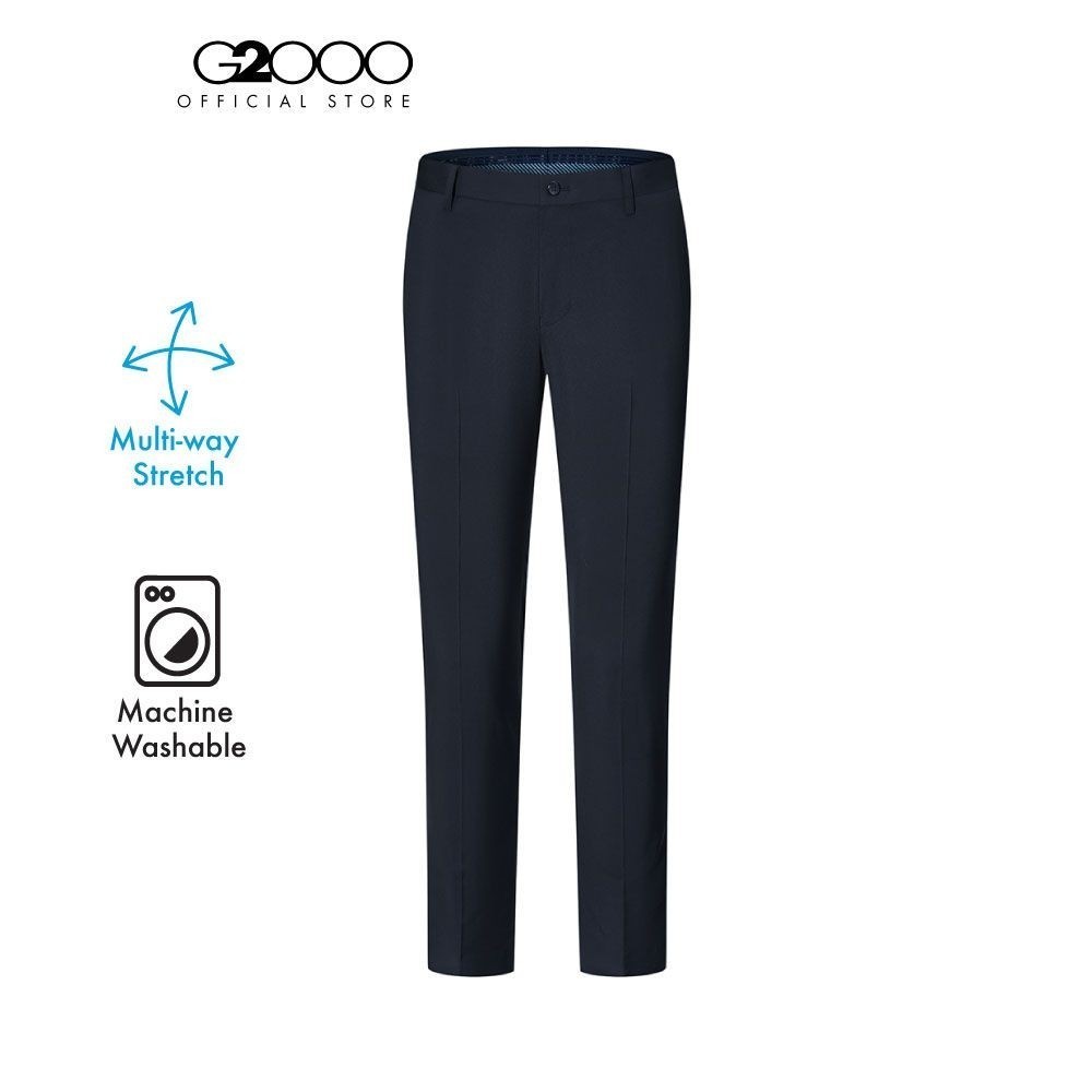 G2000 Men's Formal Pants Slim Fit Style 4115364379 NAVY Blue | Shopee ...
