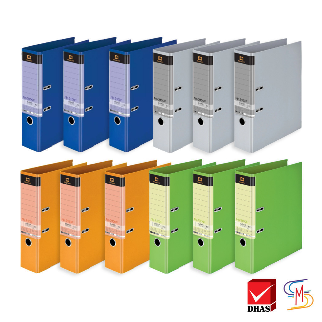 Elephant Brand File Folder Wide Spine 2100F/2101F (Pack 3 File ...