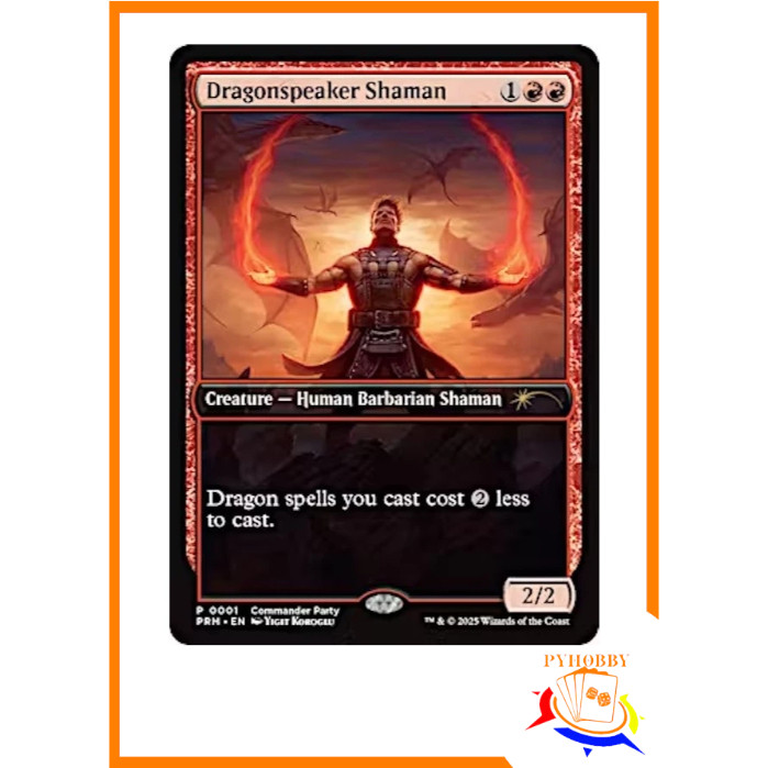 [MTG] Promotional: Dragonspeaker Shaman (Commander Party Foil) | Shopee ...