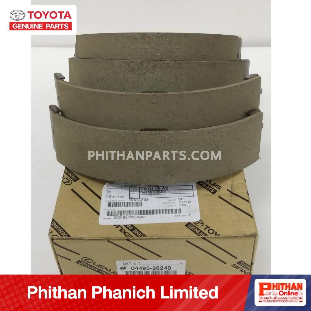 TOYOTA Genuine Parts Rear Wheel BRAKE SHOE Set KIT RR A-04495-26240 ...