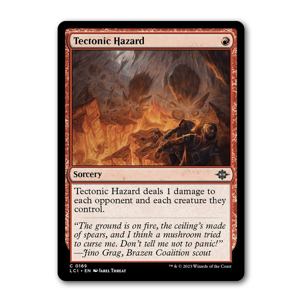 [MTG] Tectonic Hazard [LCI] [Red] [Common] [Normal] [ENG] [2023] (Magic ...