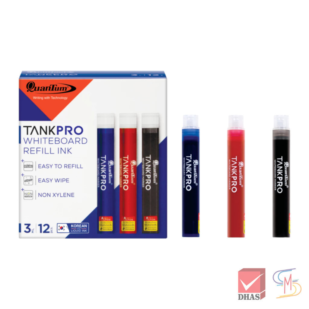 Quantum Refill Ink Whiteboard Tank Pro 3 Ml. Bundle Of 1 Pcs | Shopee ...