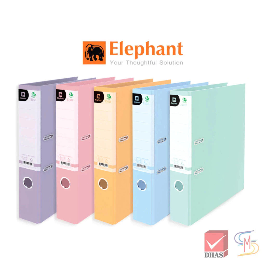 Elephant Brand File Narrow Spine Model 2101F Pastel Colors 1 File ...