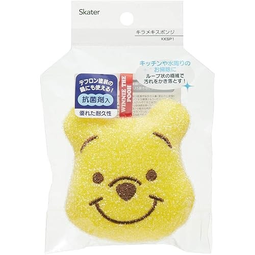 Skater Sparkle Kitchen Sponge Scrubber Pooh Disney KKSP1 / Mickey Mouse ...