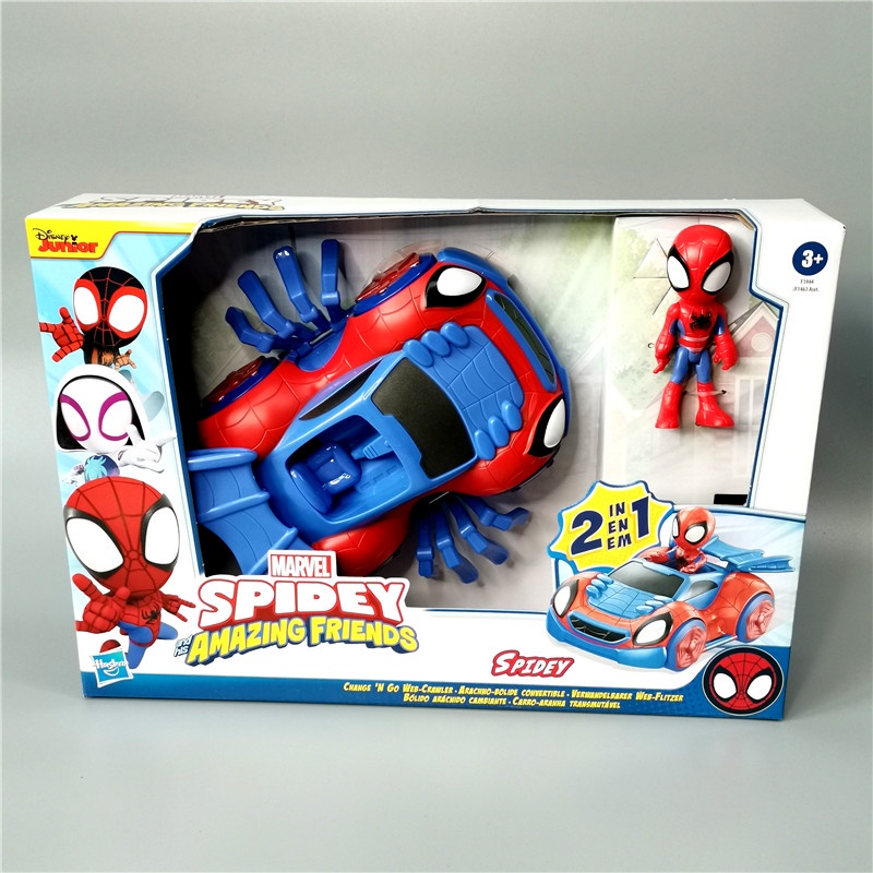 Marvel Spidey and His Amazing Friends Marvel Change 'N Go Web-Crawler ...