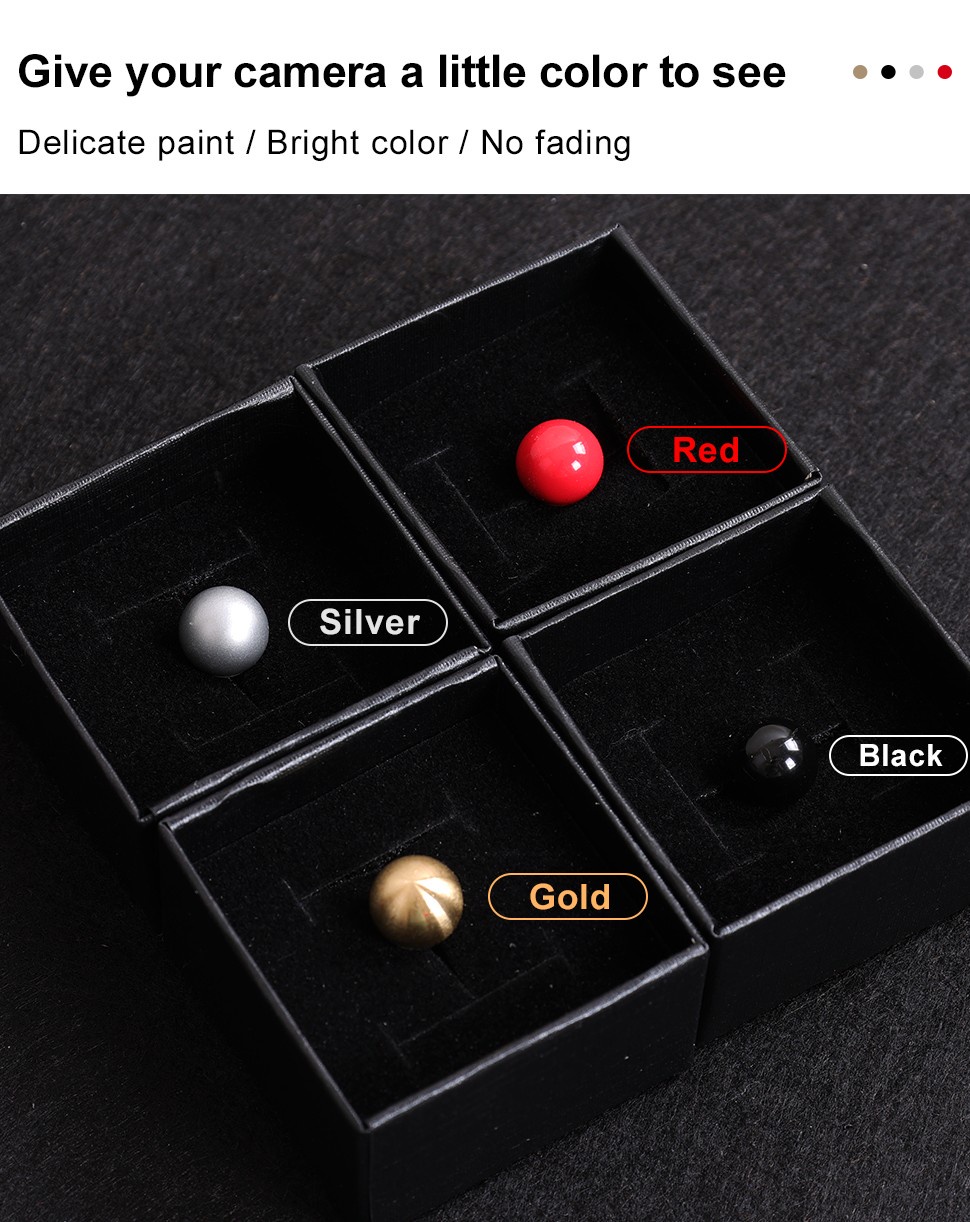 Camera Shutter Release Button Metal Round For Camrea With Tapered ...