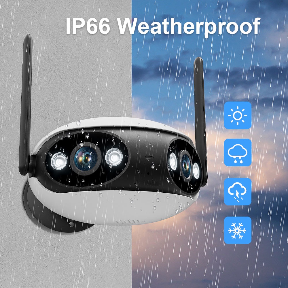 LLSEE, ICSEE, outdoor IP security camera, ultra high definition 8MP, 4K ...