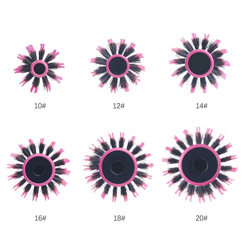 Spot salon household ceramic aluminum tube comb bristle hair roller ...