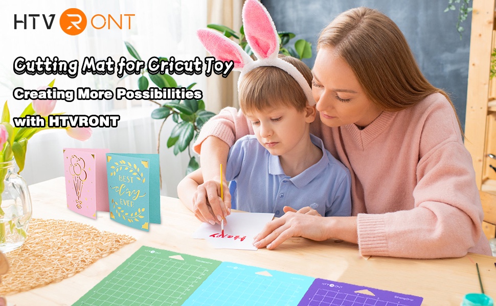 HTVRONT Standard Grip Cutting Mat 3 Pack 4.5"X12" Quilting Mats For ...