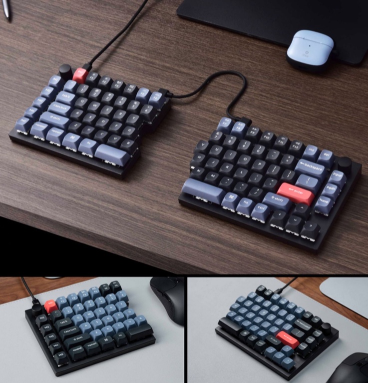 【Available in stock】Keychron Q11 Split custom wired mechanical keyboard ...