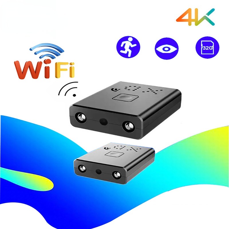 4K Full HD1080P Mini ip Cam XD WiFi Night Vision spy Camera IR-CUT ...