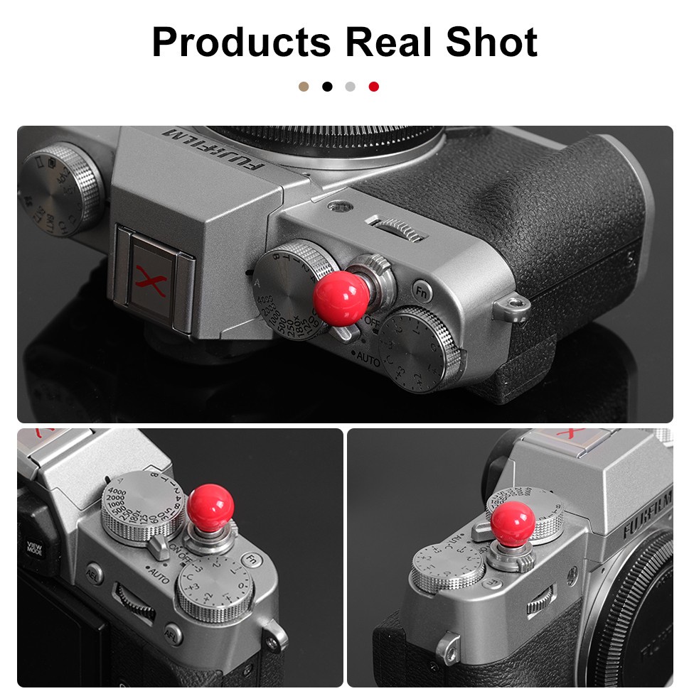 Camera Shutter Release Button Metal Round For Camrea With Tapered ...