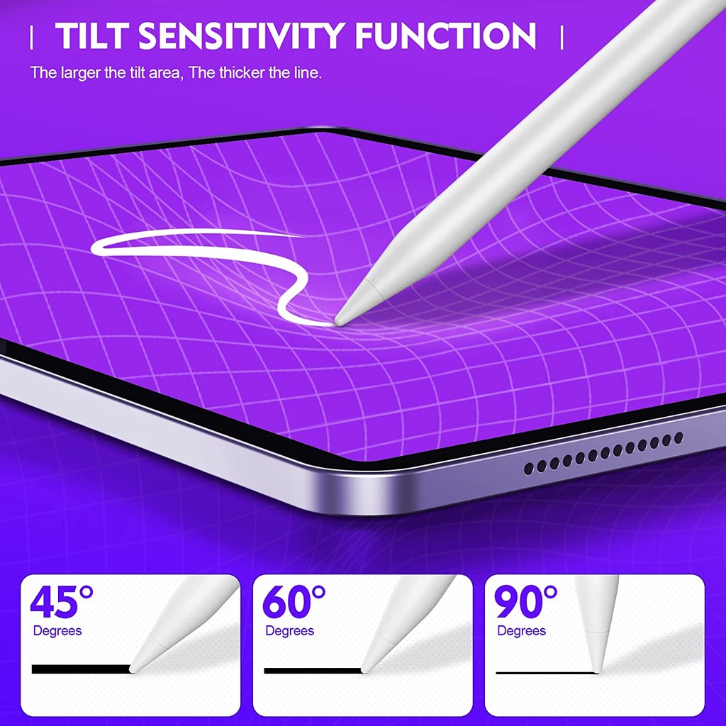 Goojodoq for ipad Pencil 2 1 iPad stylus Pen with Digital Power Display ...