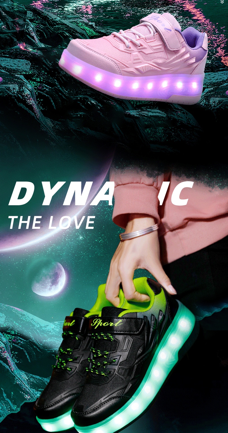 29-40 Size Runaway Shoes Hot-selling Double-Wheel Runaway Shoes ...