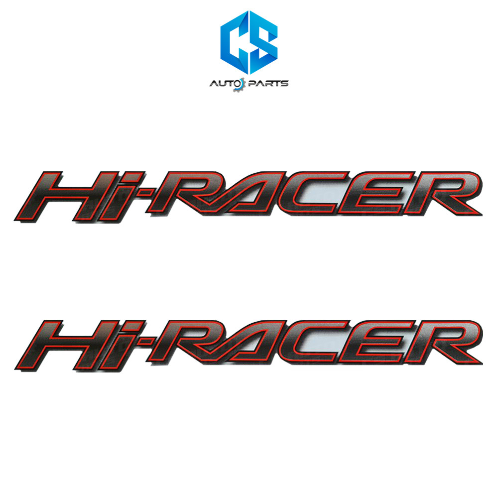 Hi-RACER Sticker (Red)-MAZDA BT50 PRO (Attached To The Rear Of The ...