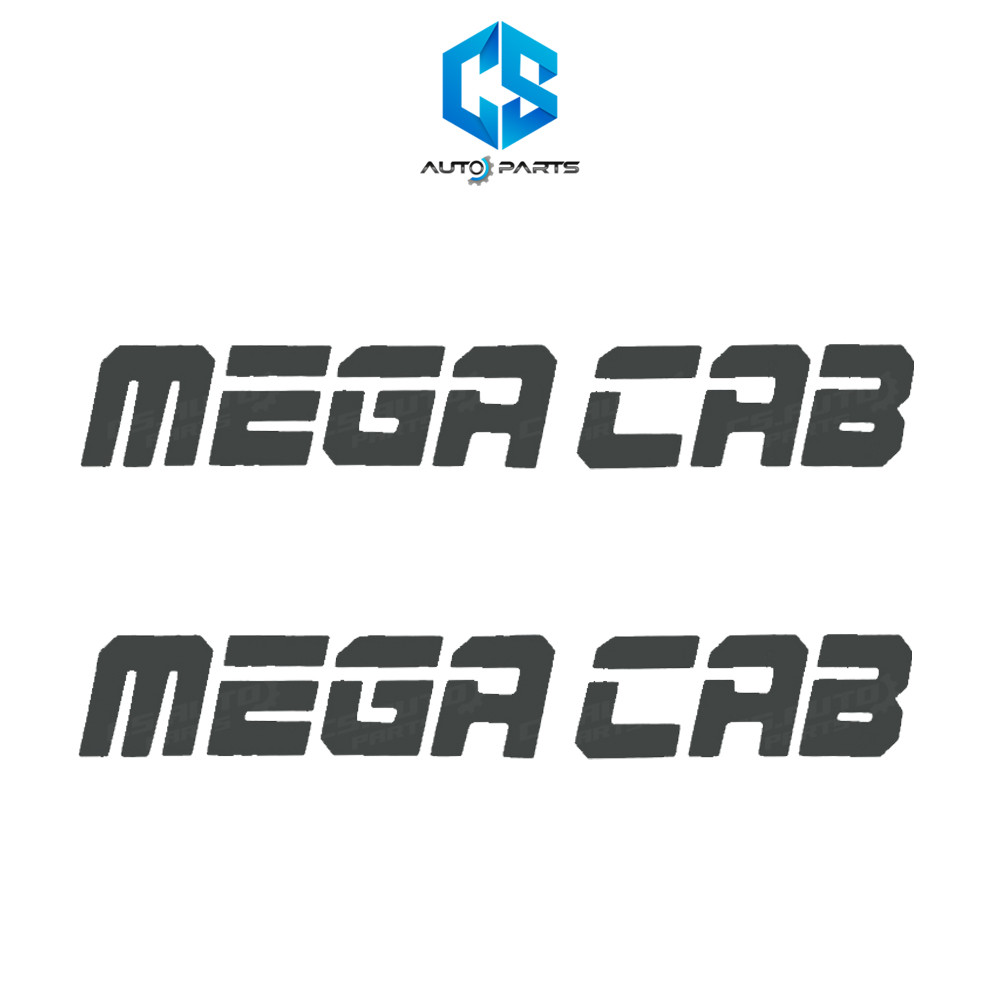 MEGA CAB Sticker-MITSUBISHI STRADA Year 95-05 (Stick On The Side Of The ...