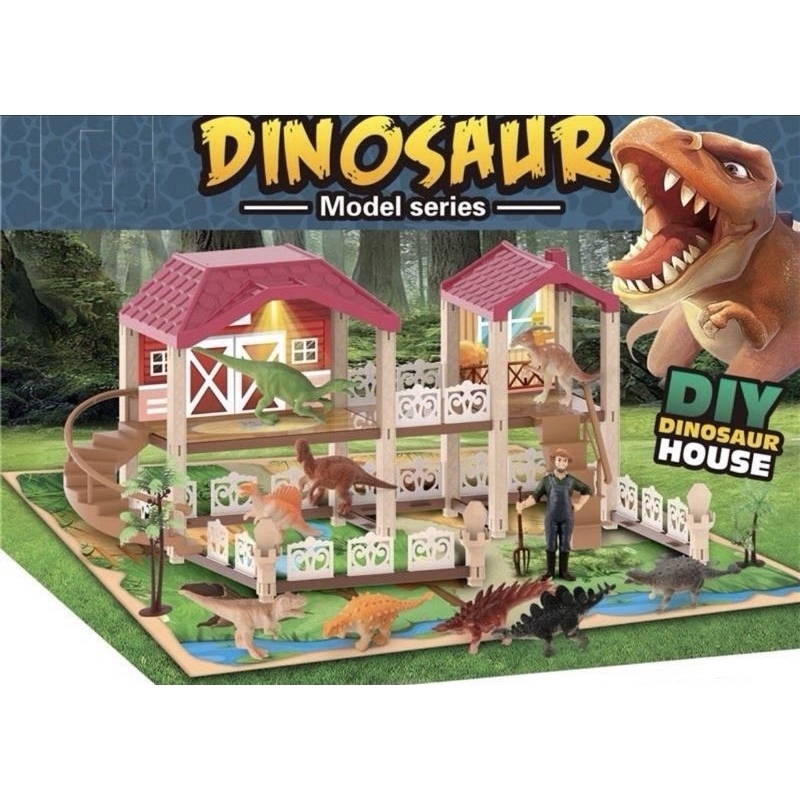 Dinosaur House/Farm Role Play Toys Toy Developmental | Shopee Malaysia
