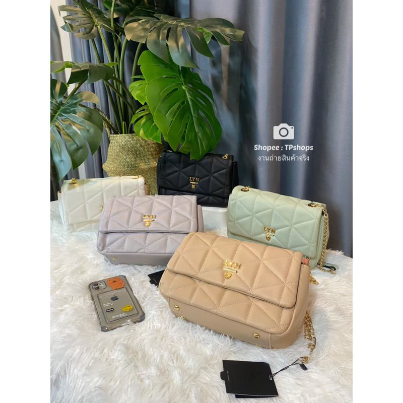 Ready To Cloth Bag Label ️ LYN Shoulder Chain Strap Gold Parts New ...