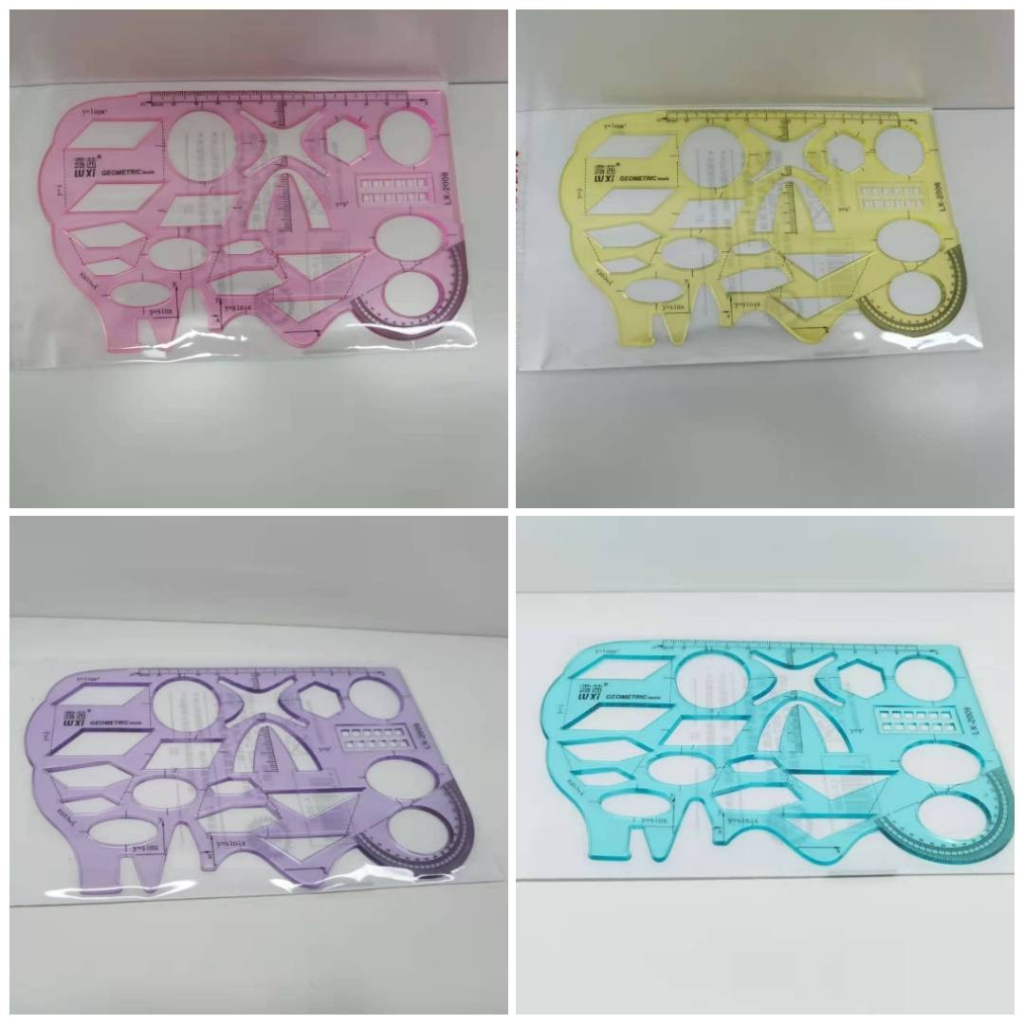 Functional Geometric Ruler Bendable Bending Drawing Circles Angle ...