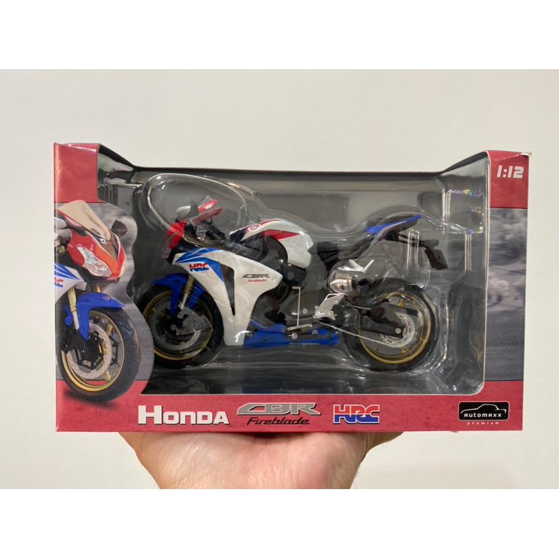 Motorcycle Model Big Bike Bigbike 1:12 1/12 CBR1000RR Tri Color Honda ...