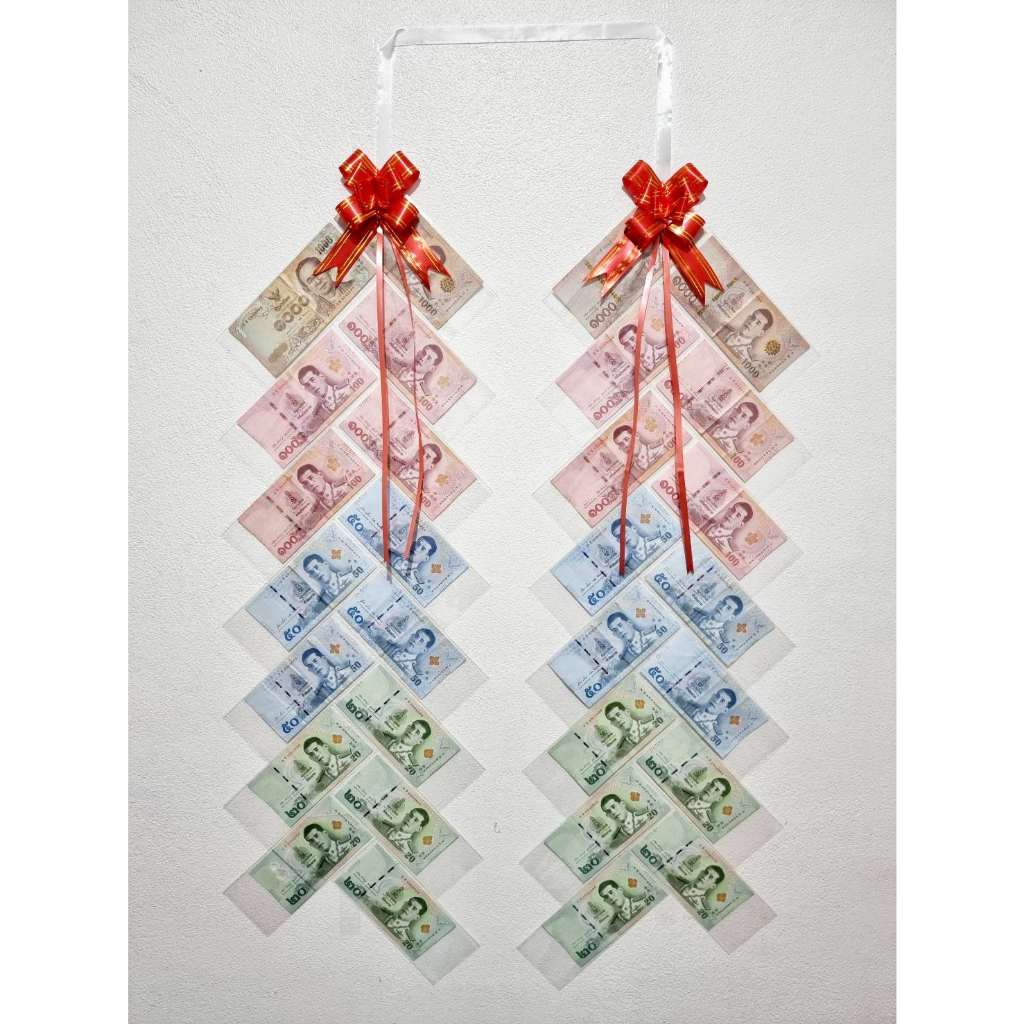 Money Garland Can Hold 30 Banknotes Oblique 15 Pieces Per Side Fit ...