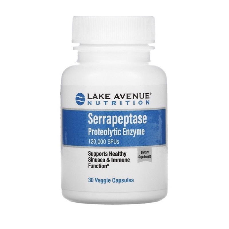 Enzyme Reduce Swelling Inflammation Serrapeptase Proteolytic 120 000 ...