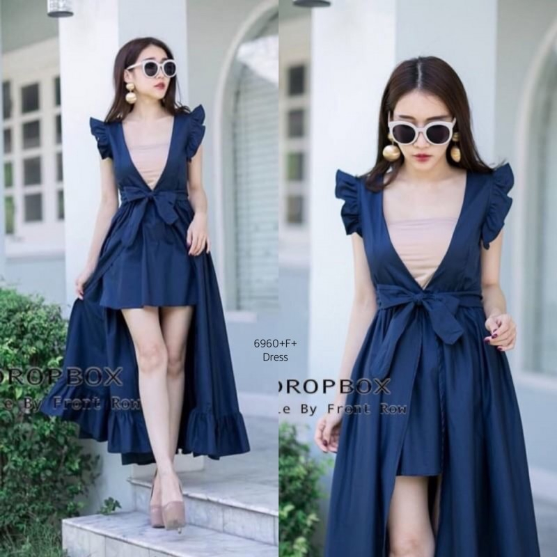 Delivered 1-2 Days To Navy/Blue Dress 300 Lace Department Jum Set Of ...