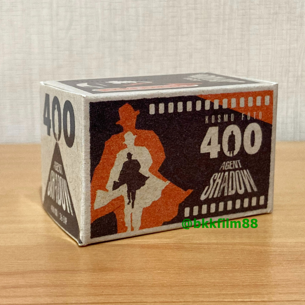 Kosmo Foto Agent Shadow 400 35mm film 36exp B&W black and white 135 ...