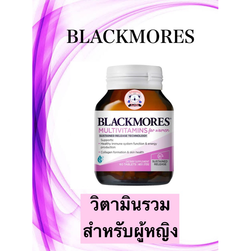 New Generation Blackmores Multivitamin For Women Sustained Release 60 Tablets | Shopee Malaysia