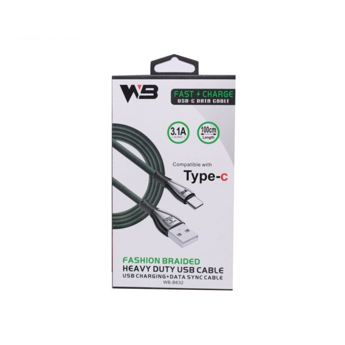 Charging Cable Fast Wb 31A Charge Wb-B632 Type-c | Shopee Malaysia