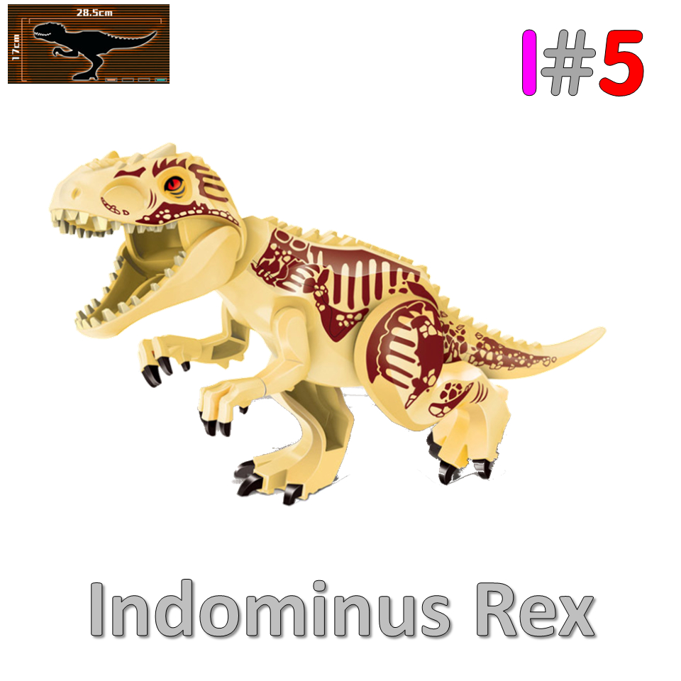 Indominus Rex I 5 Lego Dinosaurs Big Dinosaur Building Blocks | Shopee ...
