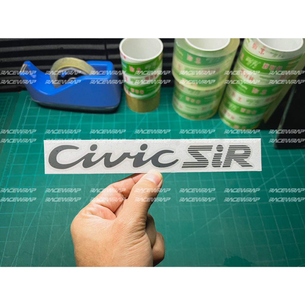 civic sir Sticker Used To Attach honda eg 3 Door Stickers For 3 Outer ...