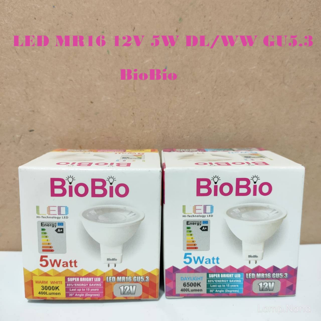 LED MR16 12V 5W 3000K/6500K 400lm GU5.3 BioBio Is Not Suitable For Et ...