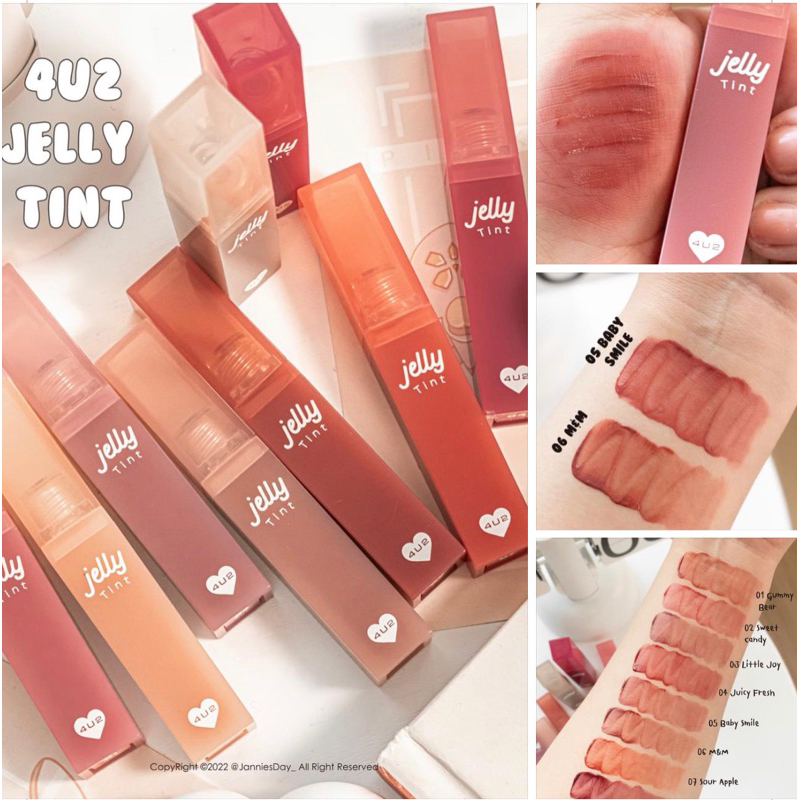 4u2 Jelly Tint Soft And Chewy The Texture Is Easy To Apply. The Body Set Very Long-Lasting No ...