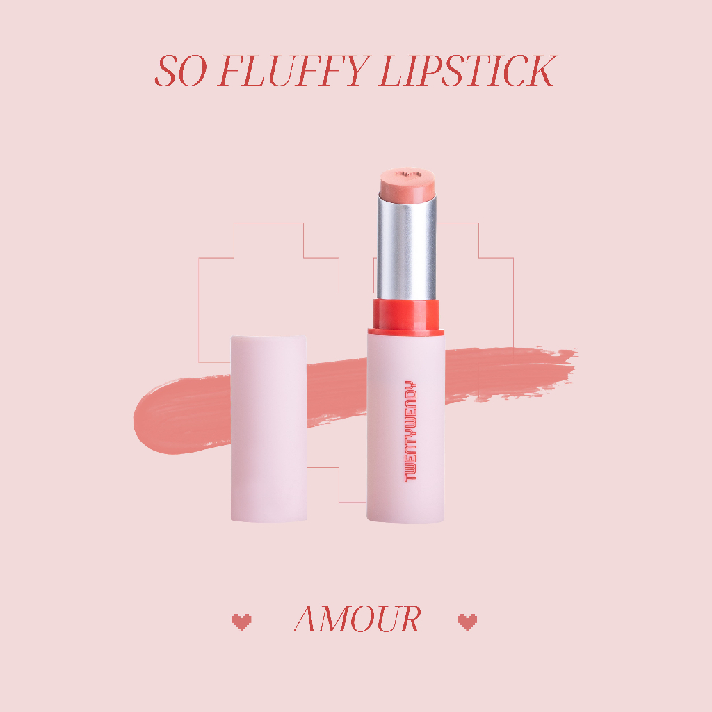 Twentywndy | So Fluffy Lipstick-AMOUR Lip Matte Velvet In Nude Pink ...