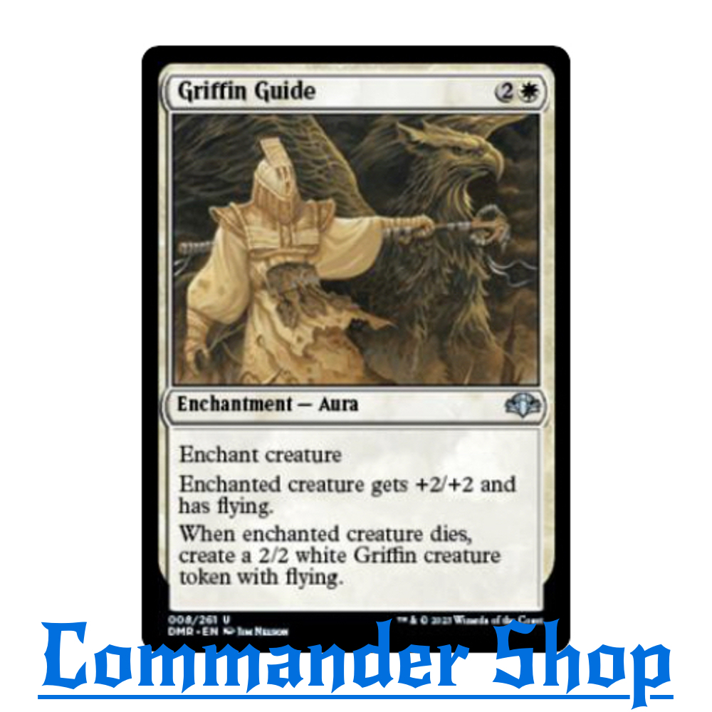 Griffin Guide (Enchantment-Aura) White 3 Flying Magic The Gathering ...