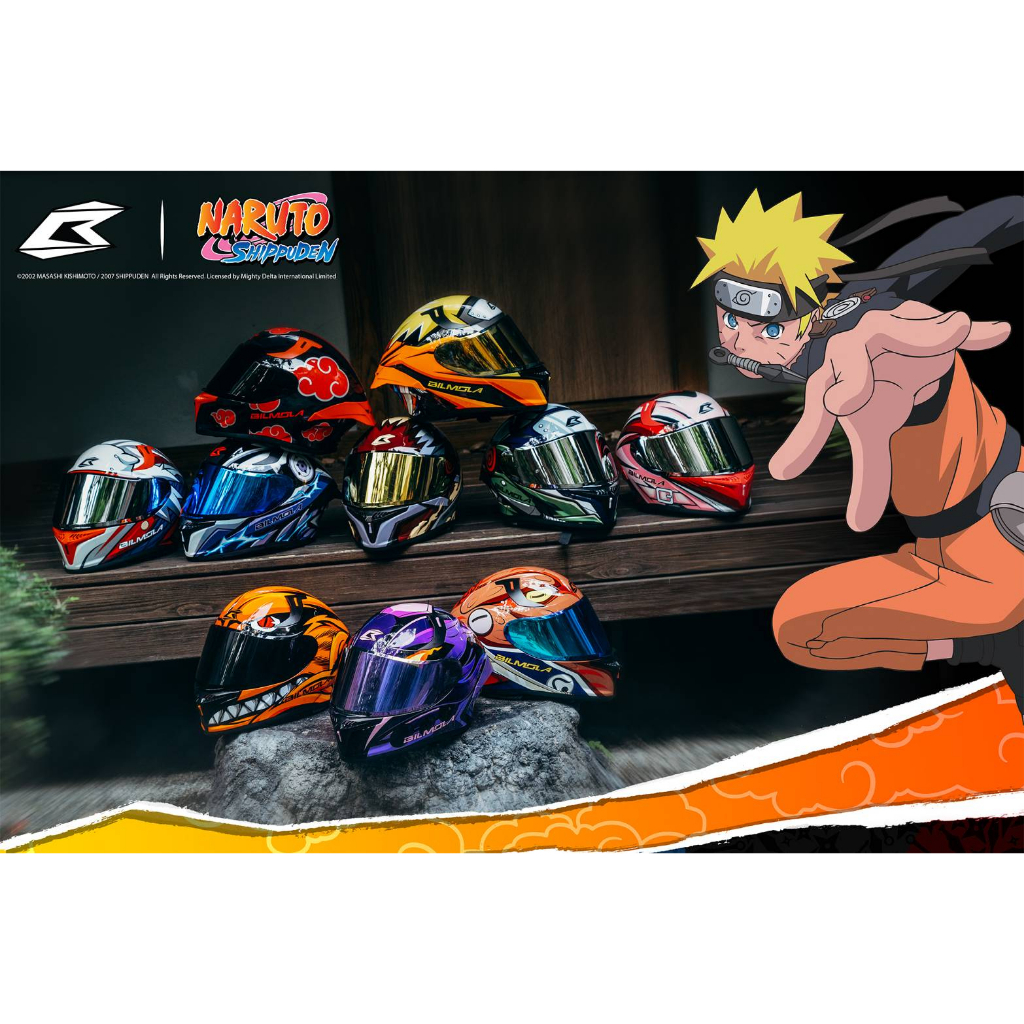 Naruto X Bilmola Helmet Only 2690.- | Shopee Malaysia