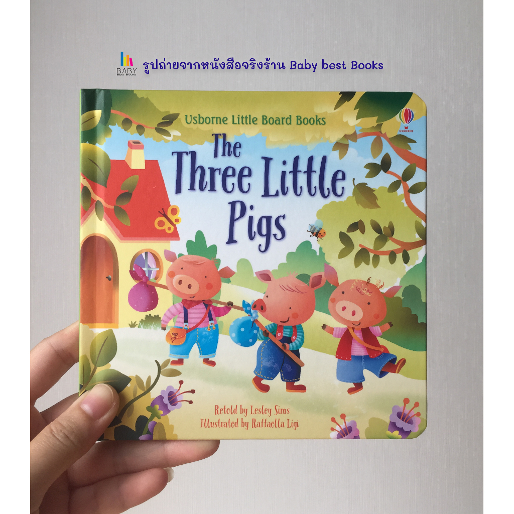 Usborne Little Board Books Collection:Red riding hood Three Pigs rain ...