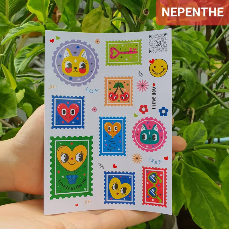 Sticker sweet heart Super Cute Stickers @Nepenthe | Shopee Malaysia