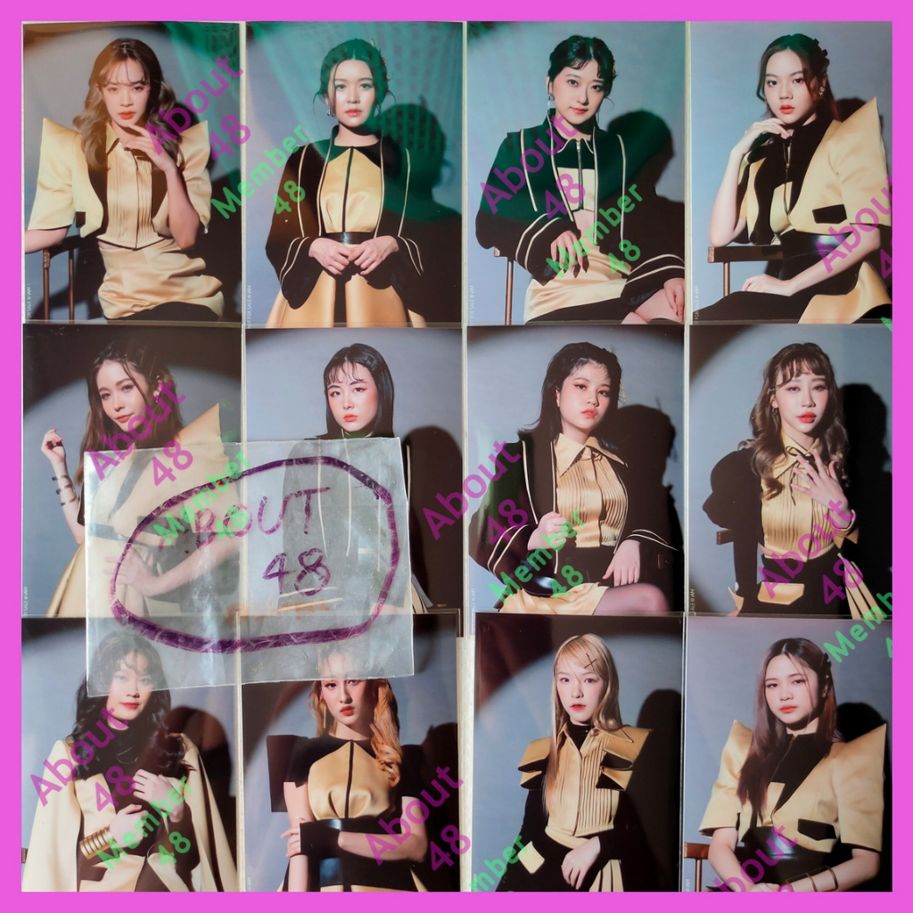 Accs Special Token Gold Set BNK48 (2/2) Satchang Miori Panda Rata Chomin Nickey Earn Earth Grace ...