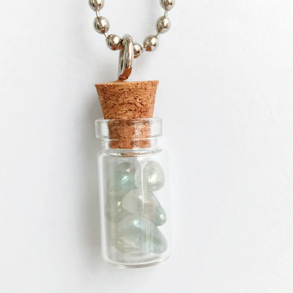 Keychain Lucky Stone Auspicious Fortune Gemstone Moonstone (Moonstone ...