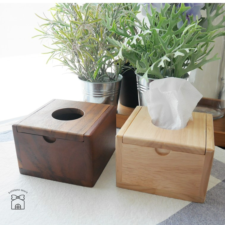 Wooden Tissue Box pop up Holder | Shopee Malaysia