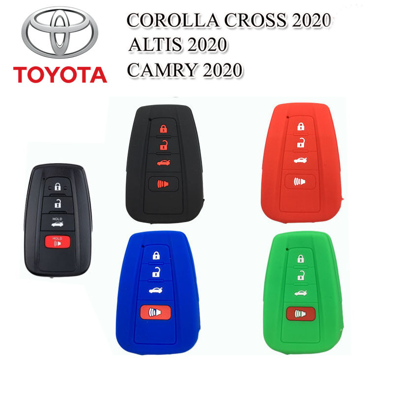 Toyota Car Remote Key Cover Corolla Cross/Altis/Camry Silicone Case ...