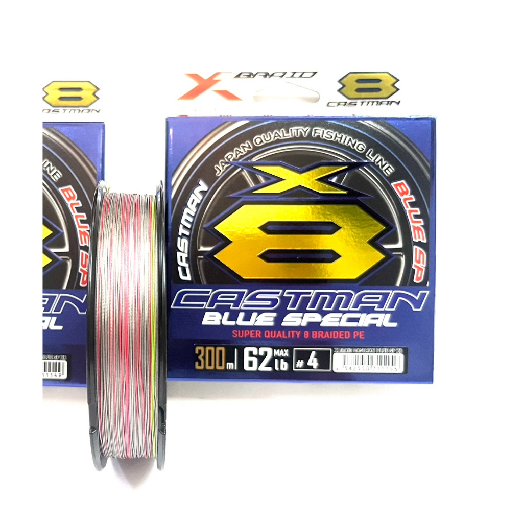 YGK X-Braid Castman Blue Special X8 PE Line Made In Japan | Shopee Malaysia