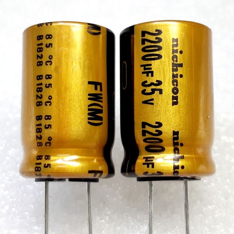 Nichicon FW 2200uf 35v capacitor ตัวเก็บประจุ คาปาซิเตอร์ | Shopee Malaysia