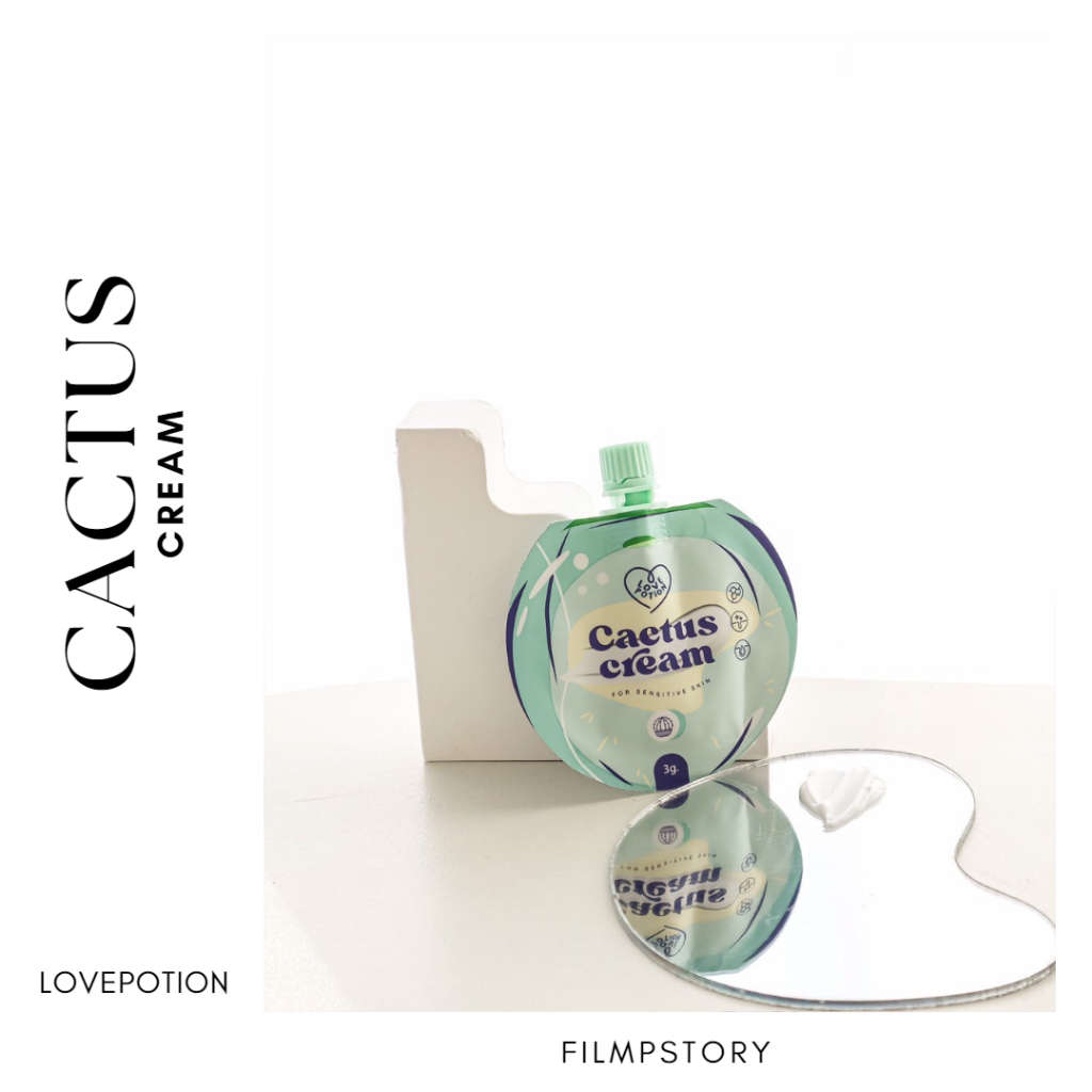 Cactus Cream Sachet Acne Scars Lovepotion Reduces Redness Add Moisture ...