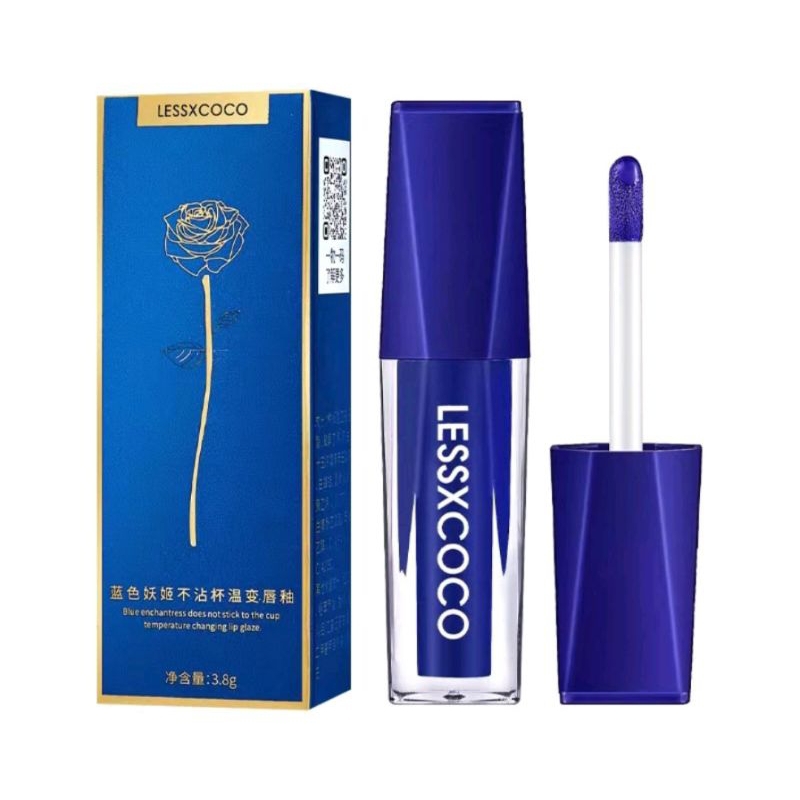 Lessxcoco Blue Dip Lip Color Changing Temperature (New)(Small Box ...