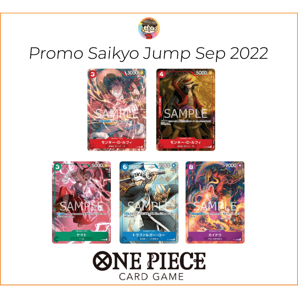 Promo Card 2022 (Black Pack) One Piece GamePromo Saikyo Jump Sep 2022 ...