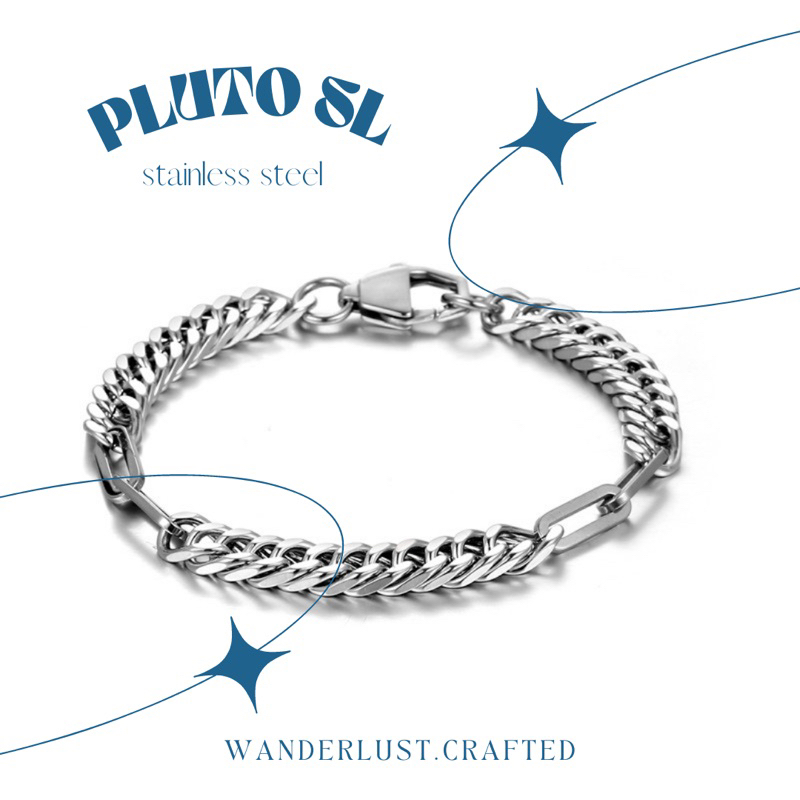stainless steel bracelet Model Pluto SL | Shopee Malaysia